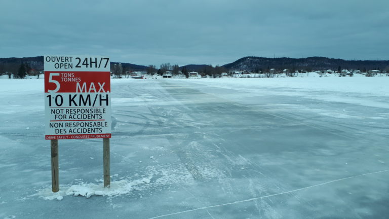 Crossing the Ottawa River on an ice bridge « All In